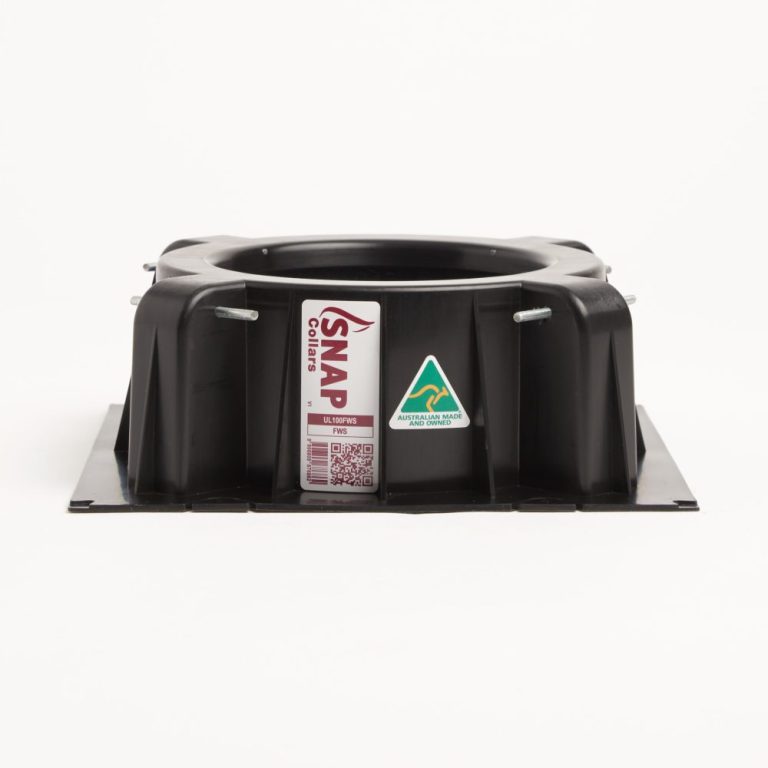 SNAP Fire Collar Cast-in Ultra-Low Floorwaste UL100FWS| Snap Fire Systems